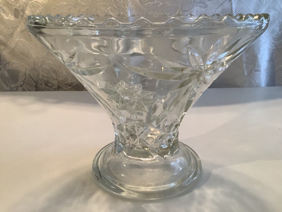 Prescut Crystal Clear Star of David Punch Bowl Kitchen & Dining Home ...