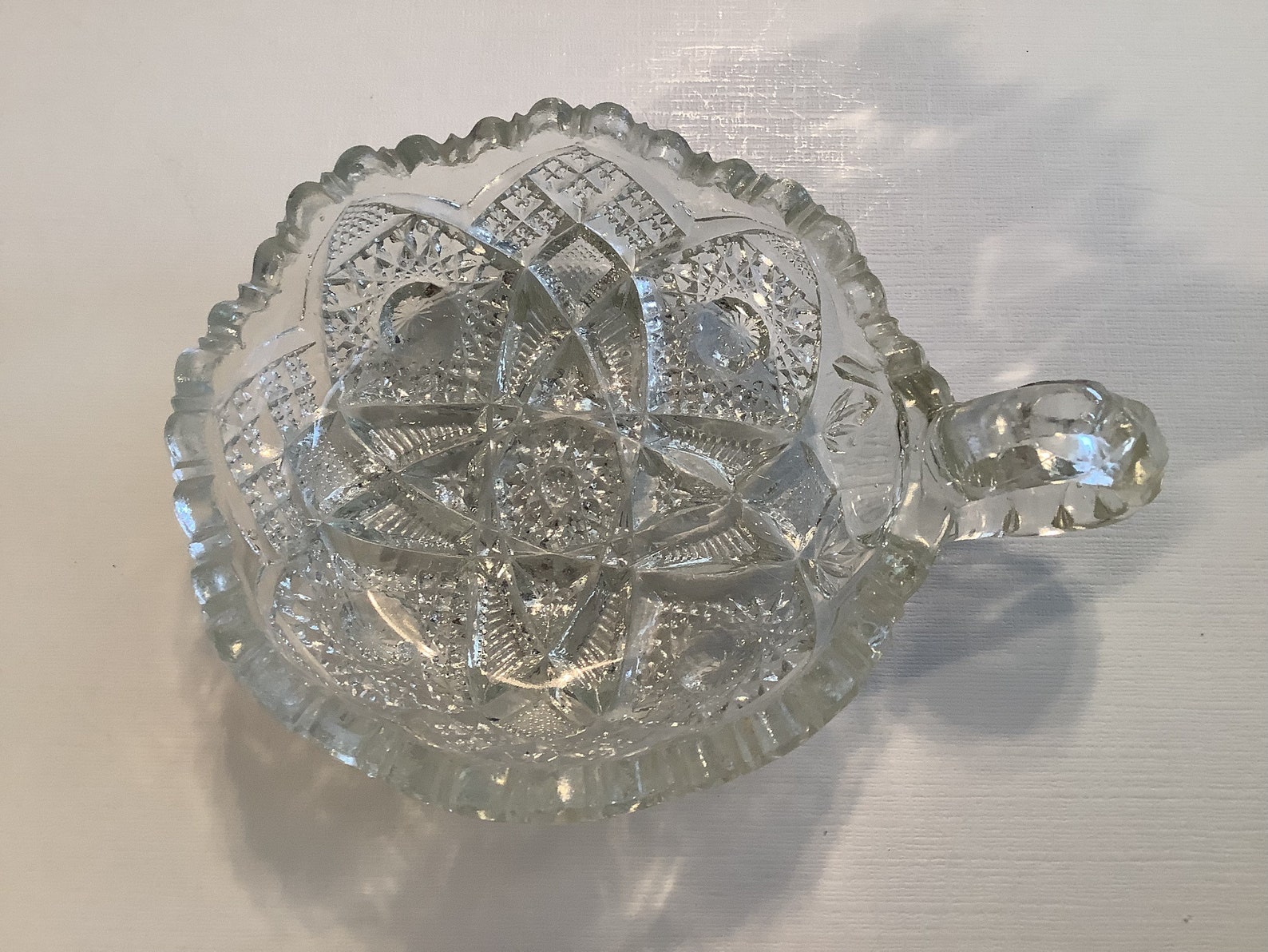Vintage Imperial Glass Ohio EAPG Clear Glass Nappy Dish, Nucut Line 568 ...