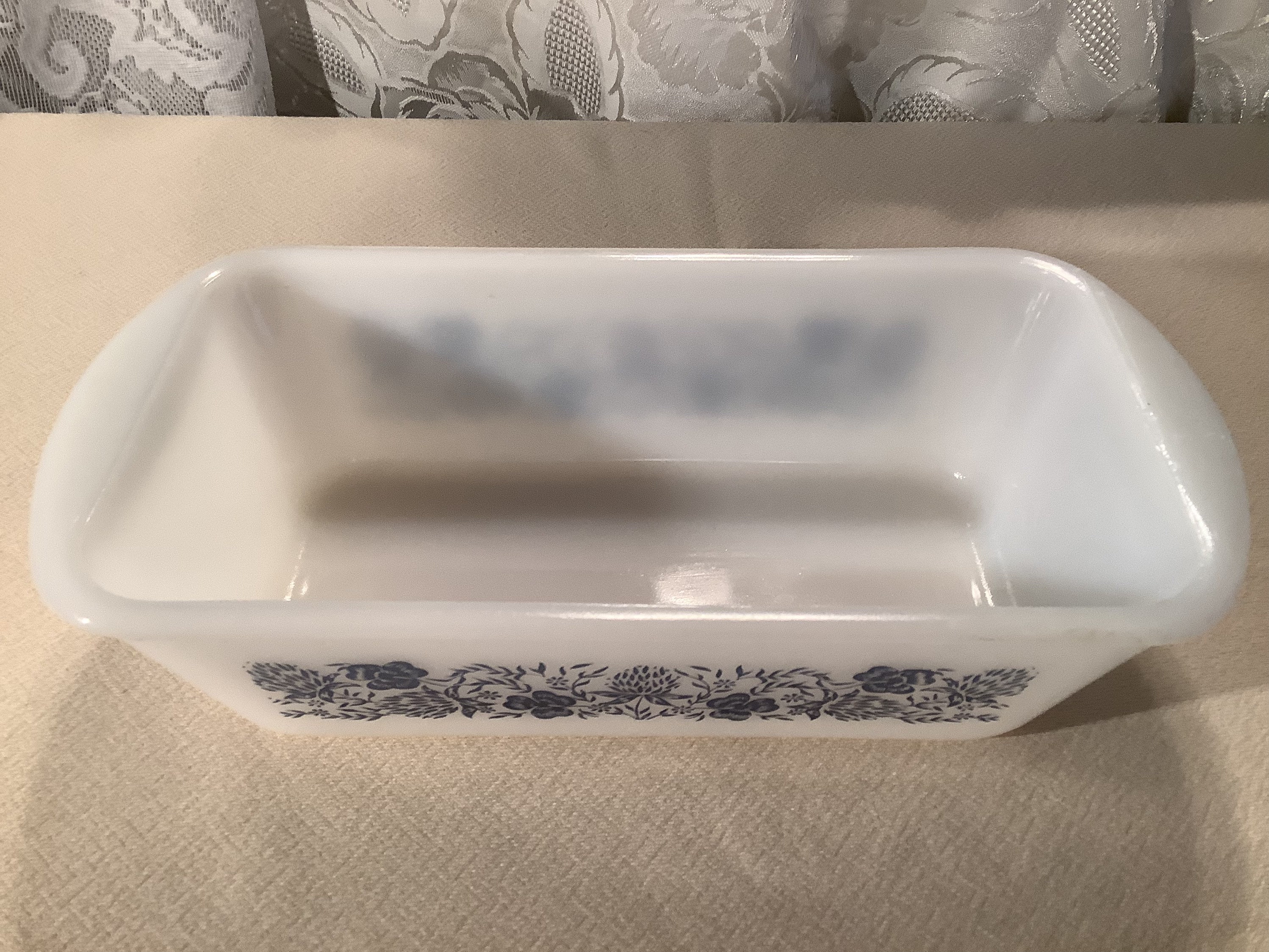 Vintage Mckee Glassbake MG8 Pattern White Milk Glass Rectangular 1 1/2 ...