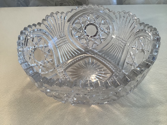 Vintage Duncan and Miller Starred Loop Clear Pattern Pressed - Etsy