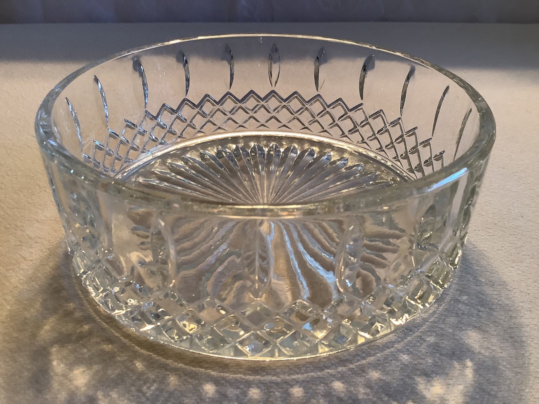 Vintage Indiana Glass Princess Clear Pattern Giftware Candy or Nut Dish ...