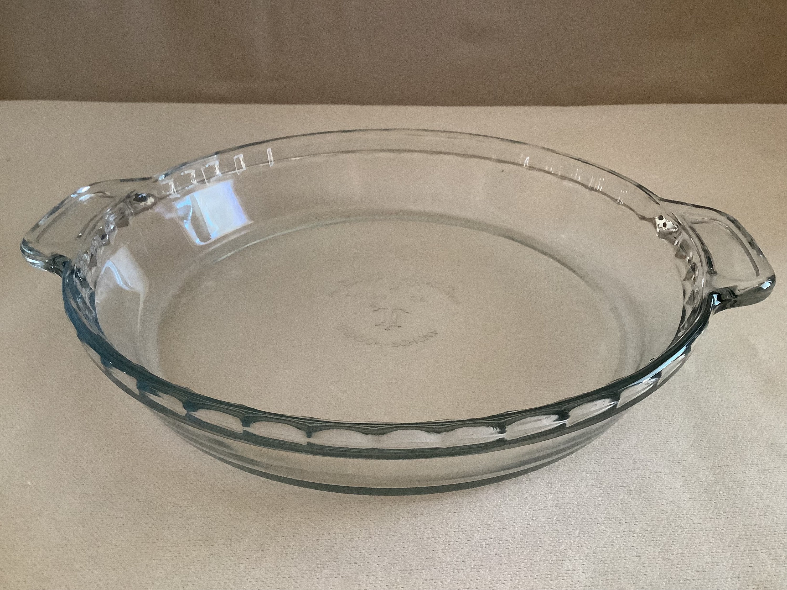 Vintage Anchor Hocking Fire King Round 9.5 Inch Clear Glass - Etsy