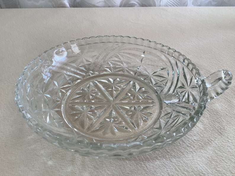 Vintage Anchor Hocking Stars and Bars Pattern Clear Glass - Etsy