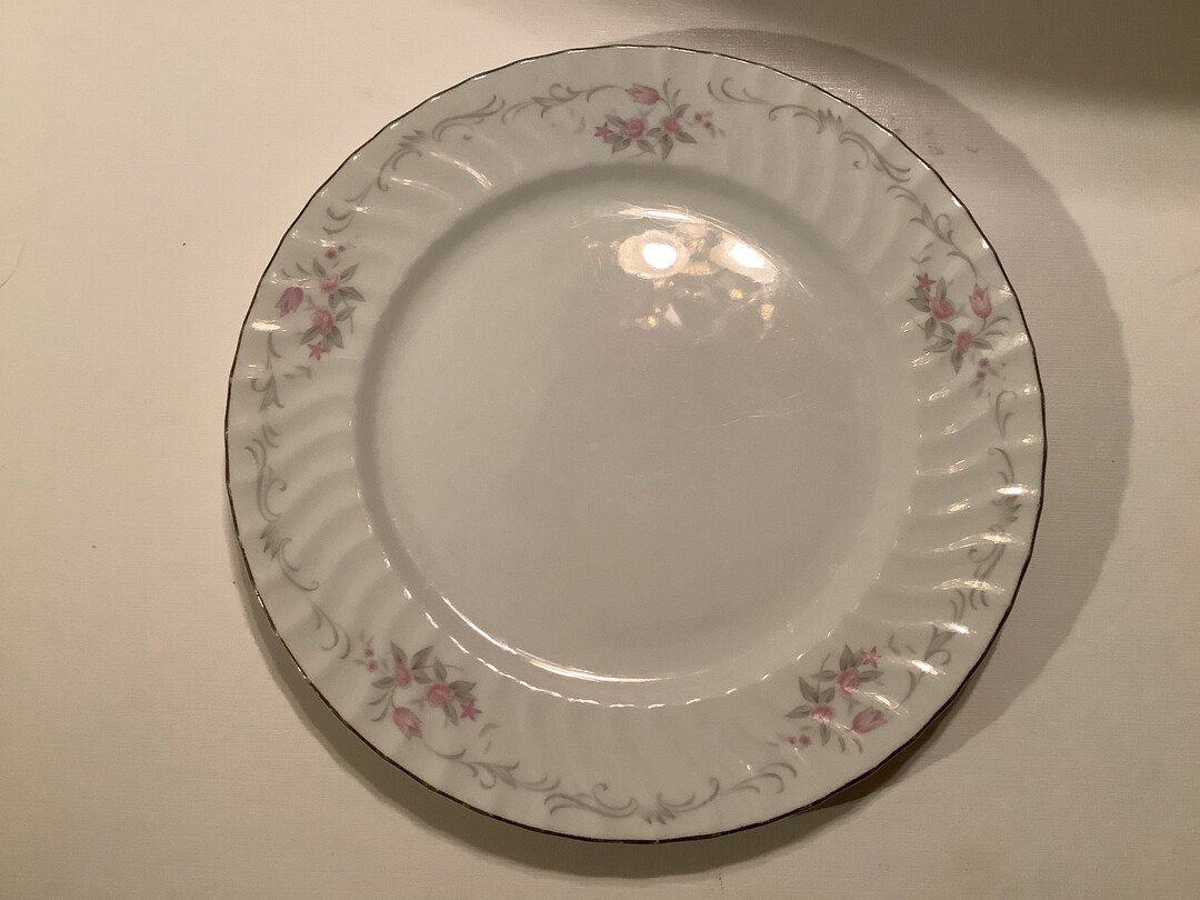 Vintage Gold Standard China GST1 Pattern Dinner Plate. Pink Flowers ...