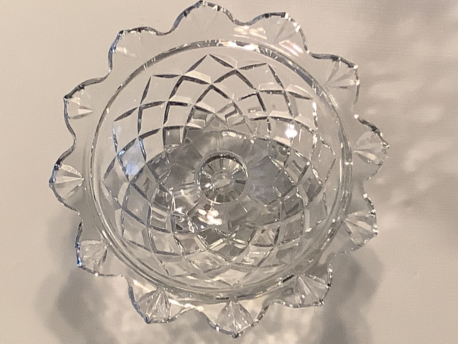 Vintage Teleflora Gifts 24% Lead Crystal Pedestal Candy Bowl - Etsy