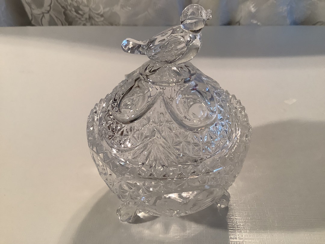 Vintage Hofbauer the Byrdes Crystal Collection Rose Genuine Bavarian 24 ...