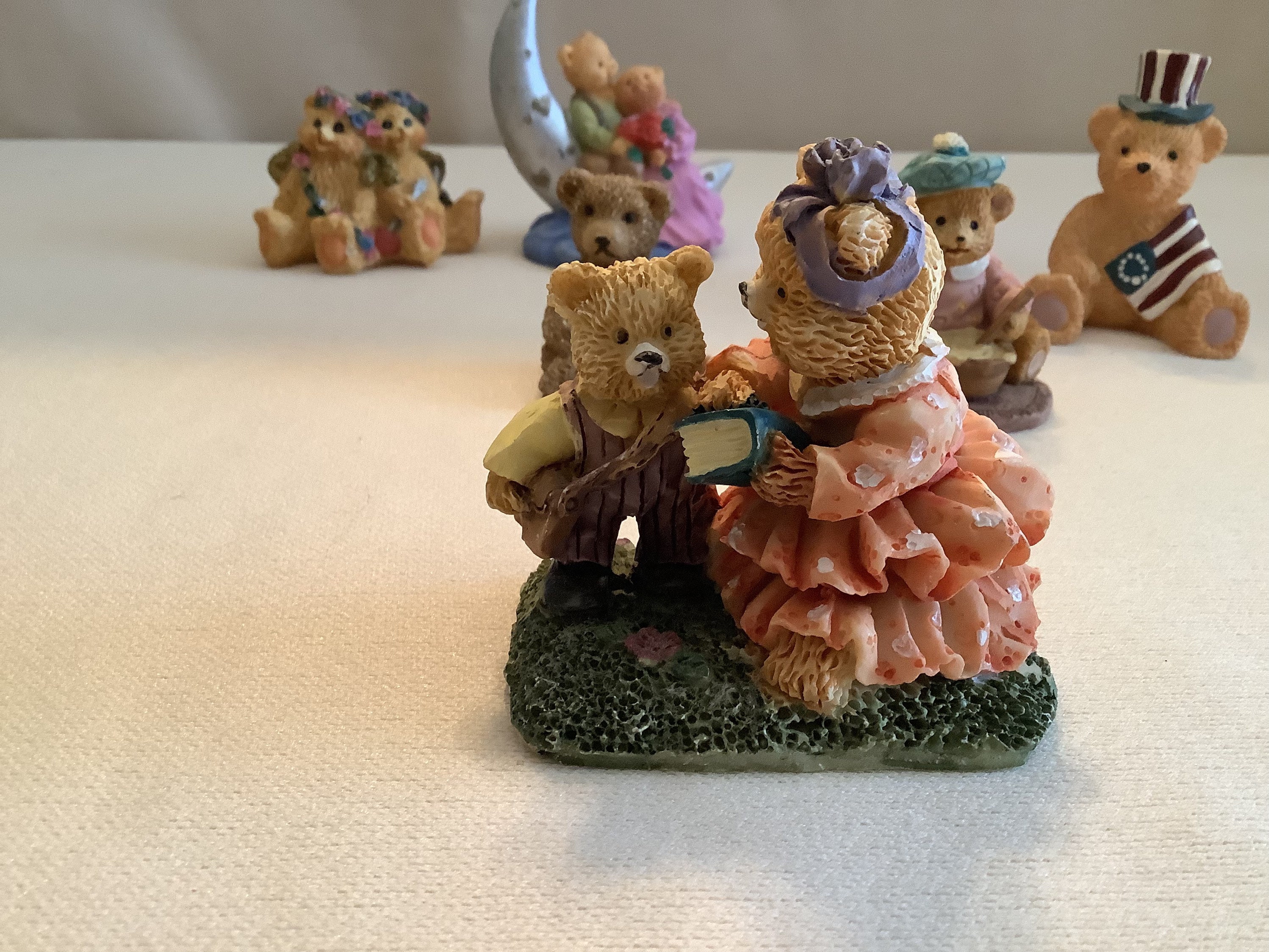 Bear Figurine Collectors Collection of 6 Miscellaneous Resin - Etsy