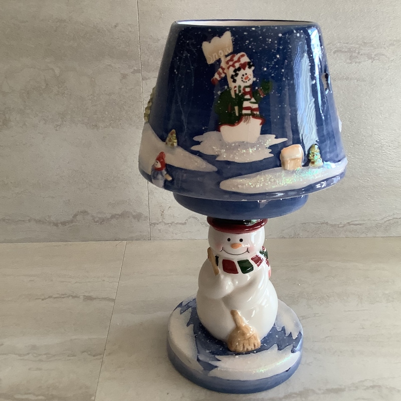 Snowman Tea Light - Etsy
