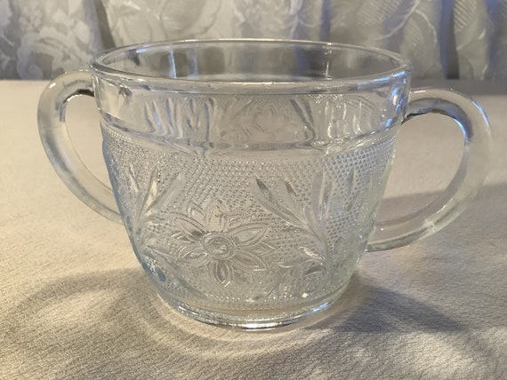 Vintage Anchor Hocking Sandwich Clear Pattern Clear Glass Open | Etsy