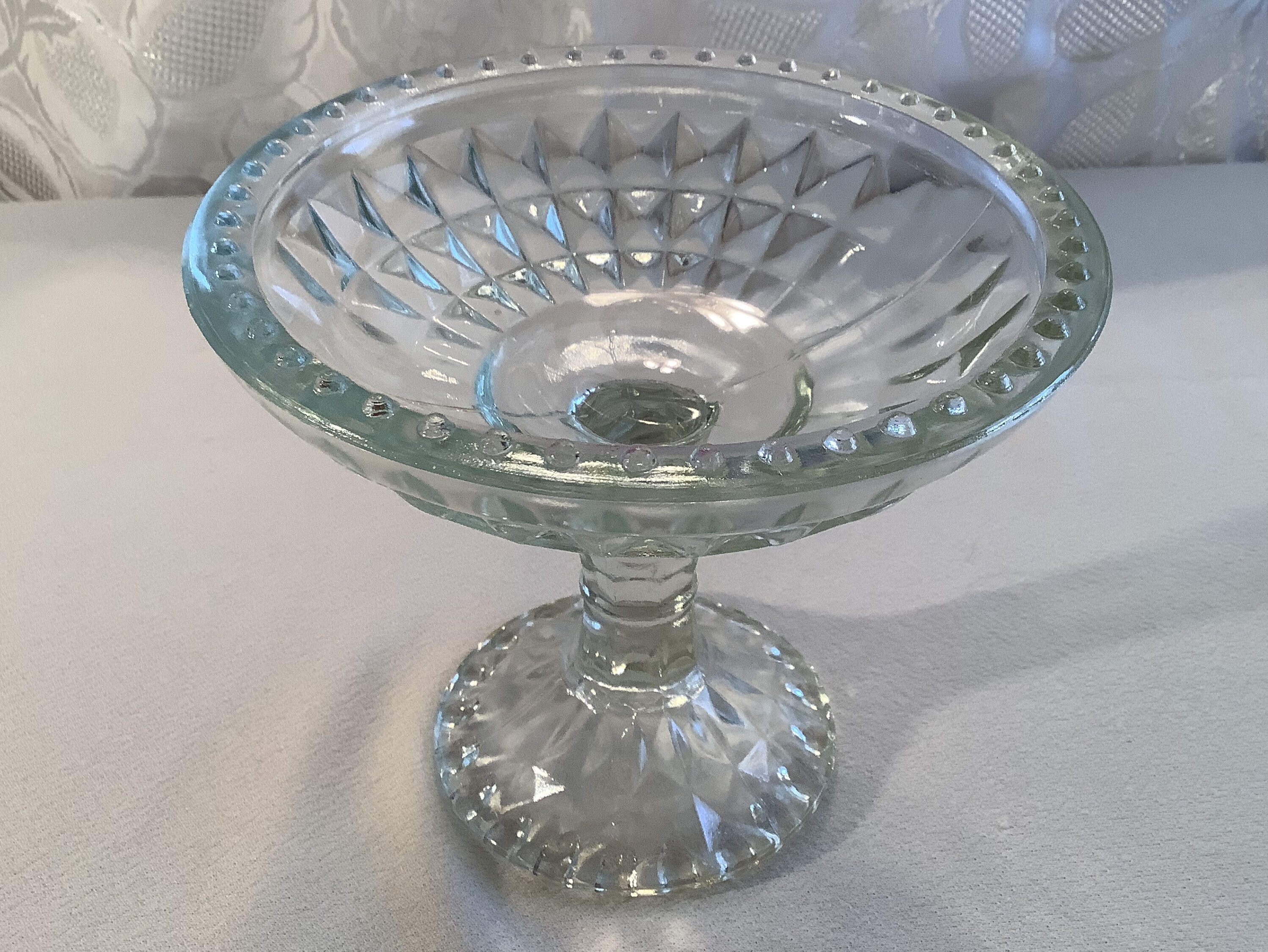 Vintage Jeannette Glass Windsor Pattern Clear Depression Glass - Etsy