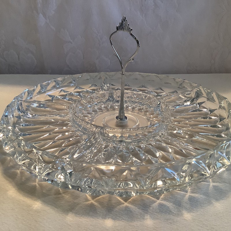 Glass Relish Tray - Etsy