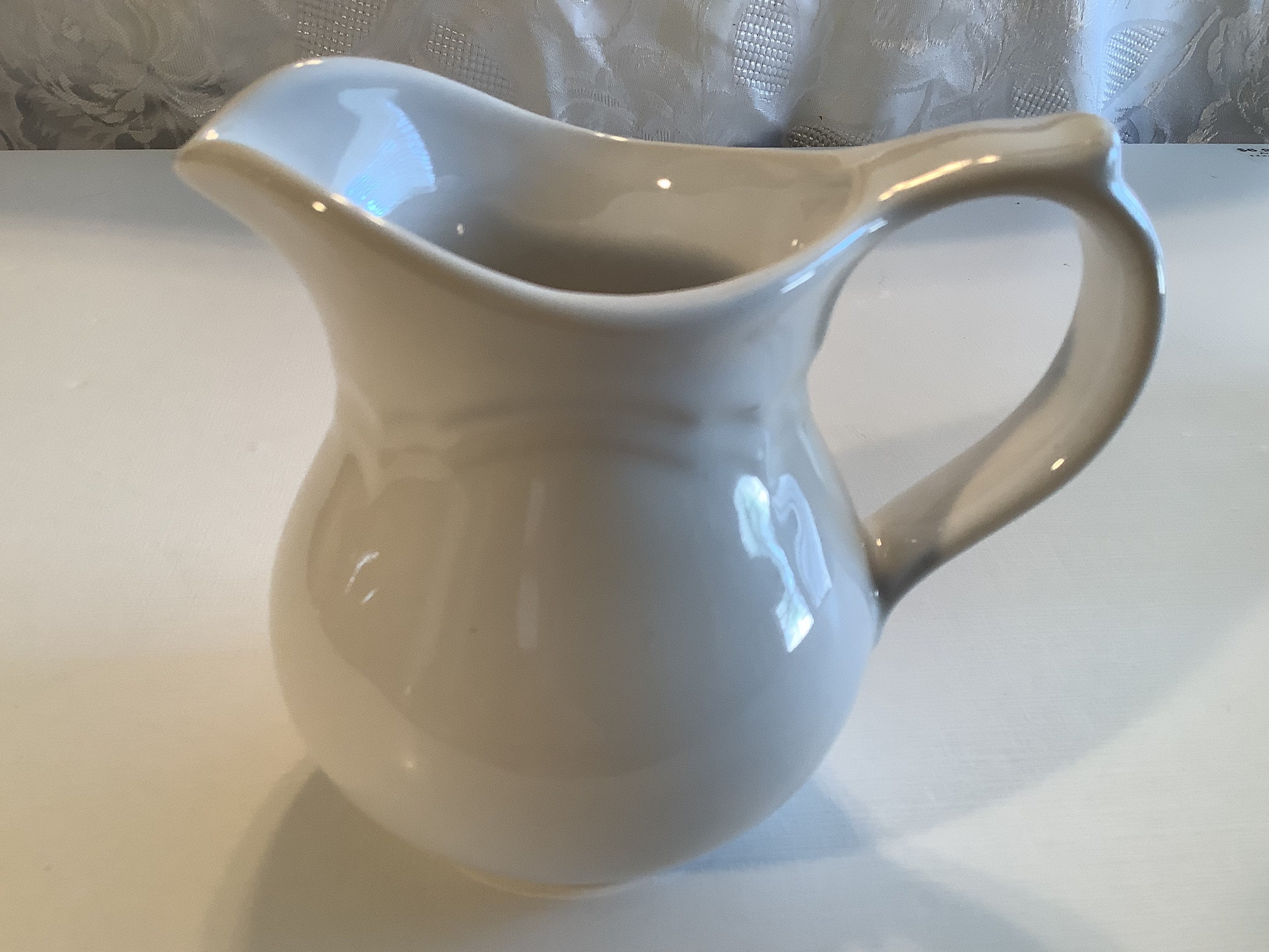 Vintage Pfaltzgraff Stoneware Gazebo White Pattern Creamer Pitcher - Etsy