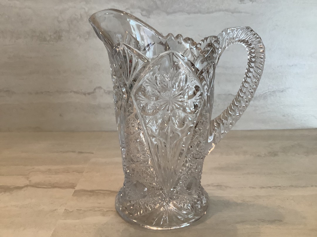 Vintage Imperial Glass Ohio Cosmo Clear Pattern Clear Glass Cold ...