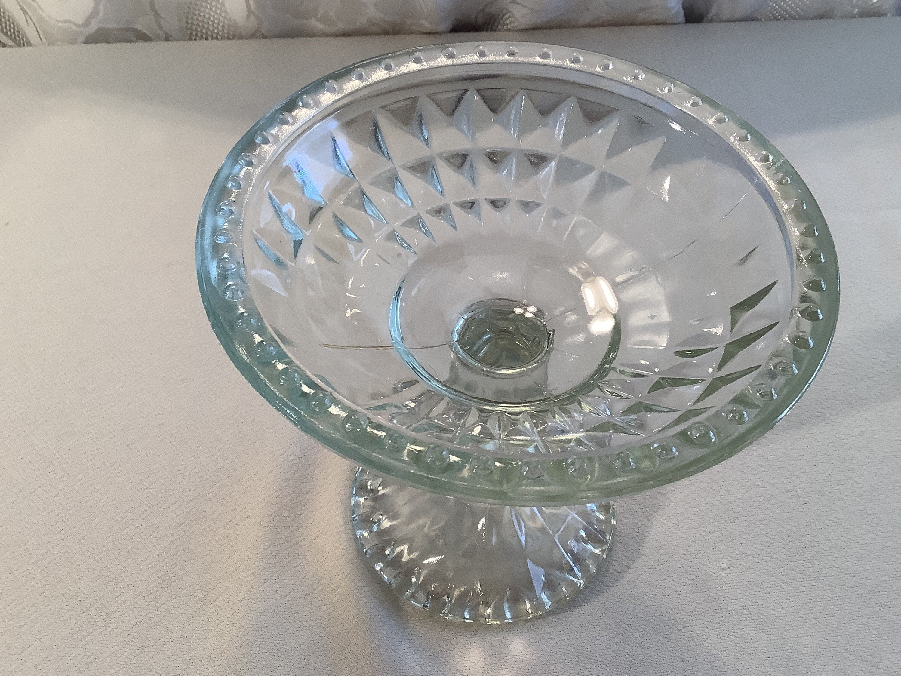 Vintage Jeannette Glass Windsor Pattern Clear Depression Glass - Etsy