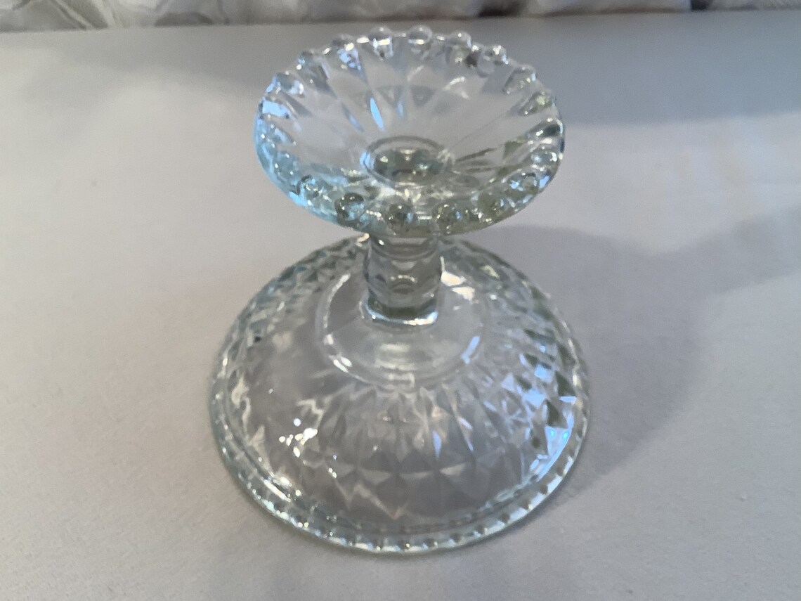 Vintage Jeannette Glass Windsor Pattern Clear Depression Glass - Etsy