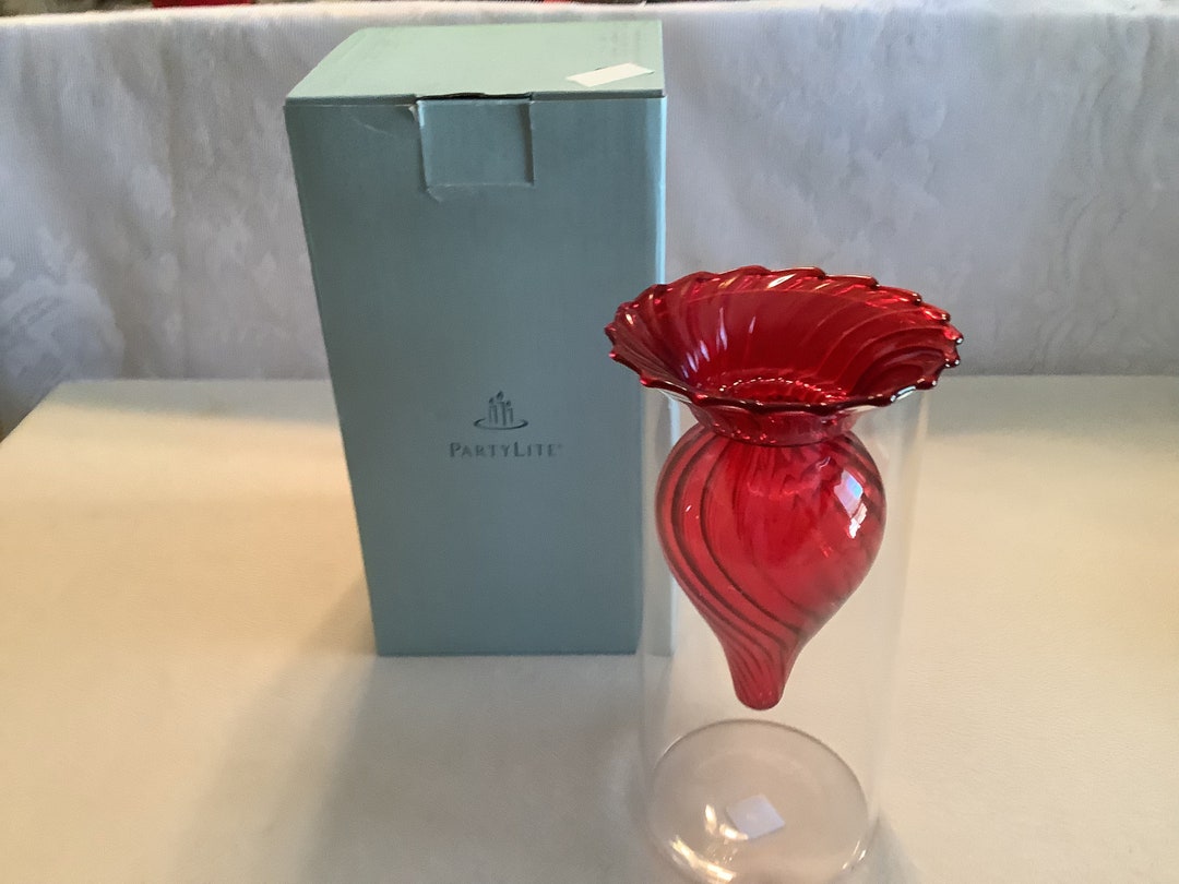 Vintage Partylite Holiday Cheer P90872 Pattern Reed Diffuser and Tea ...