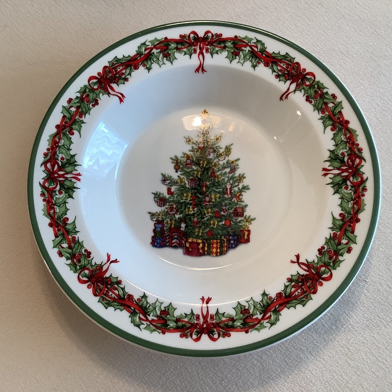 Christopher Radko Christmas Dishes - Etsy