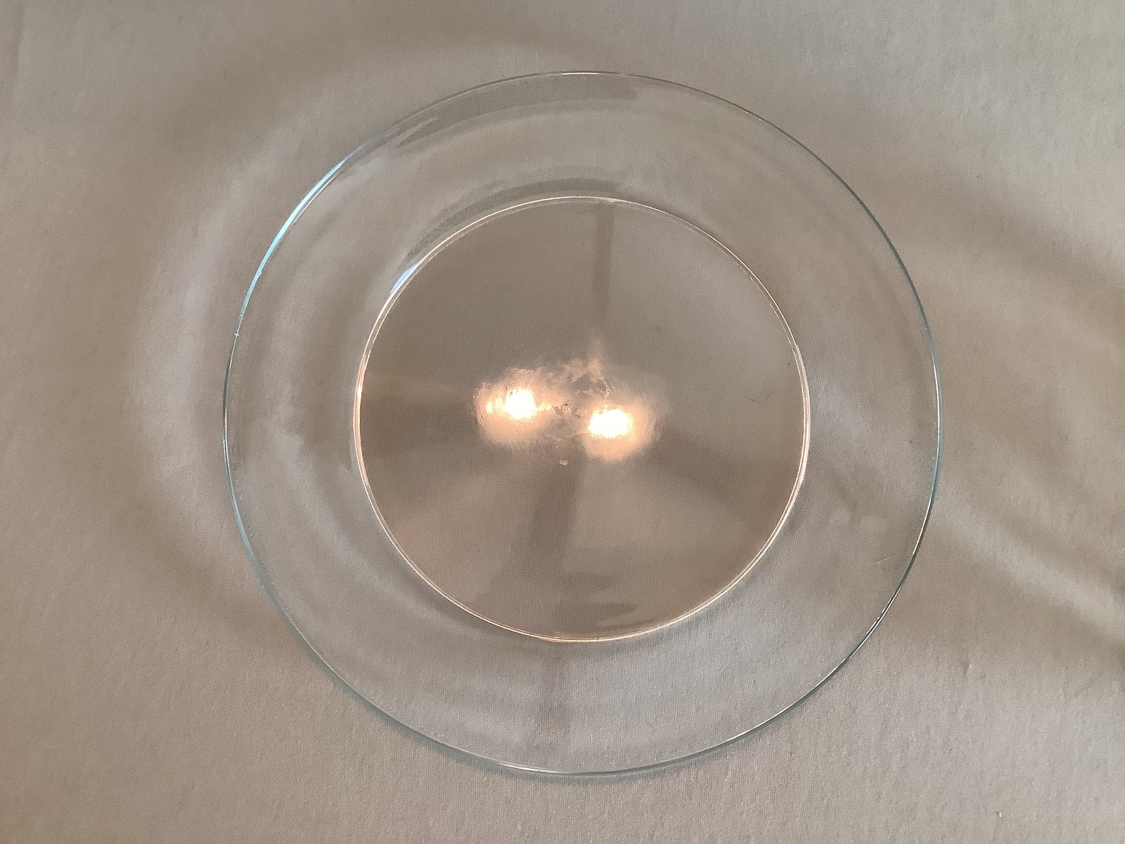 Vintage Princess House Heritage Collection Clear Glass Cheese or Small ...