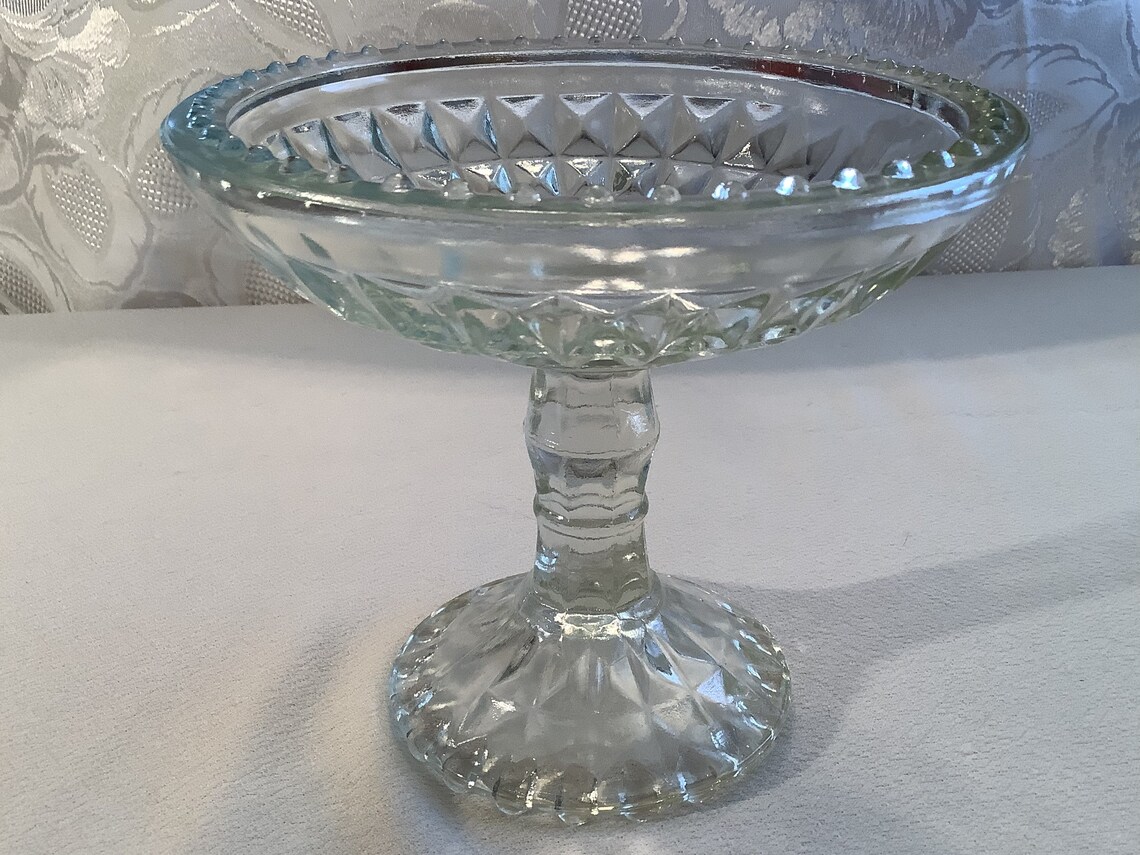 Vintage Jeannette Glass Windsor Pattern Clear Depression Glass - Etsy