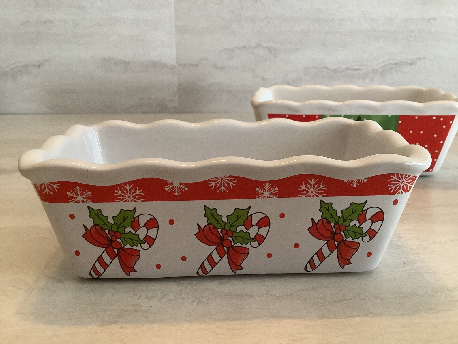 Vintage Old Time Pottery White Ceramic Christmas Holiday Mini - Etsy