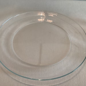 Vintage Princess House Heritage Collection Clear Glass Cheese or Small ...