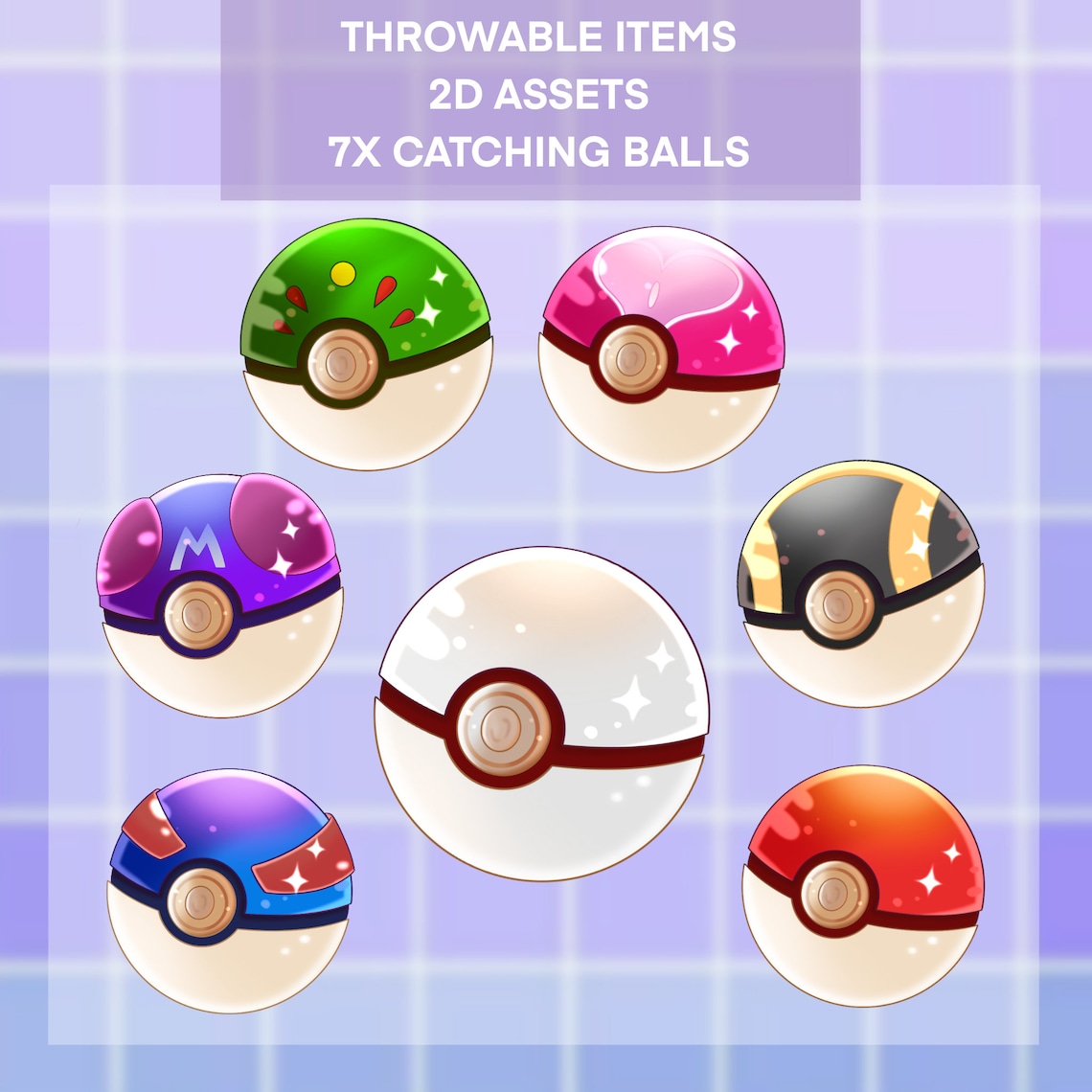 Vtuber Assets I Throwable Catching Balls for Streams - Etsy