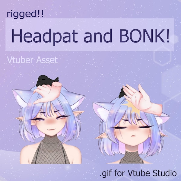 Vtuber Headpat Asset - Etsy