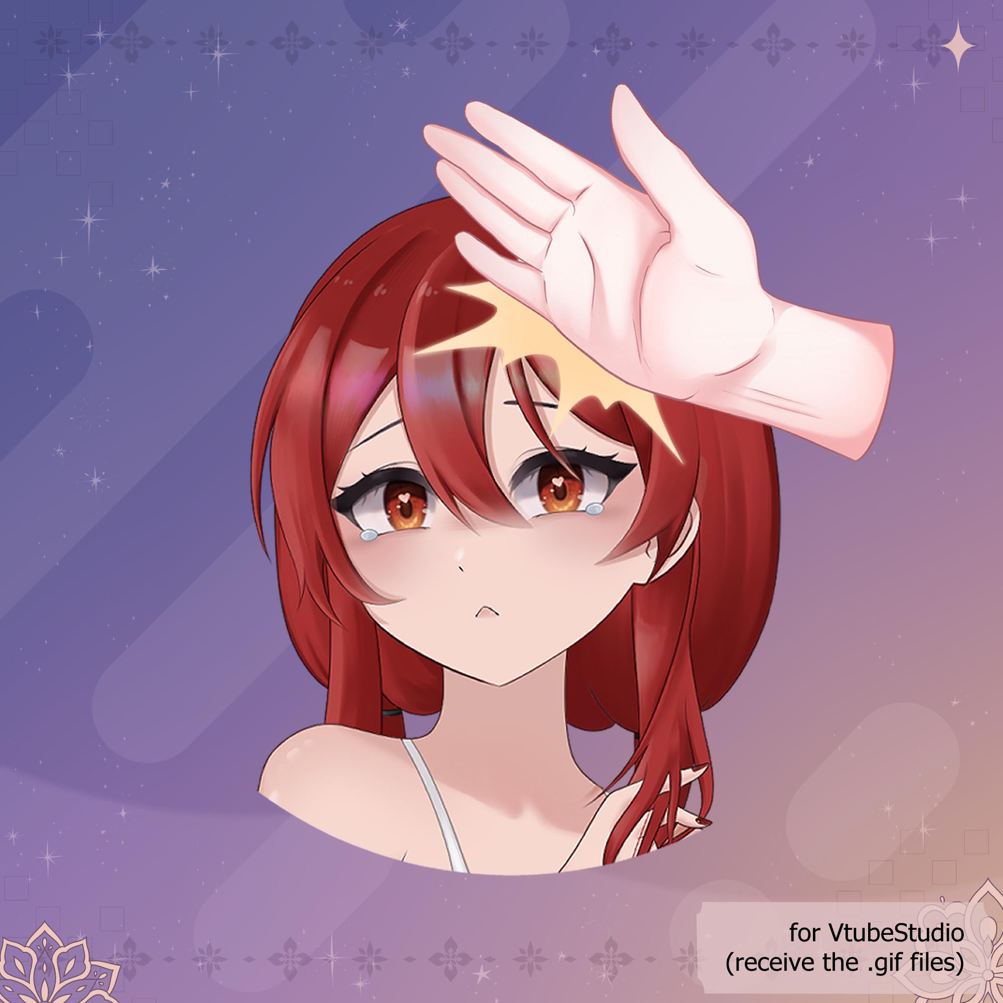 Animated Headpat and Bonk | Vtuber Asset - Etsy