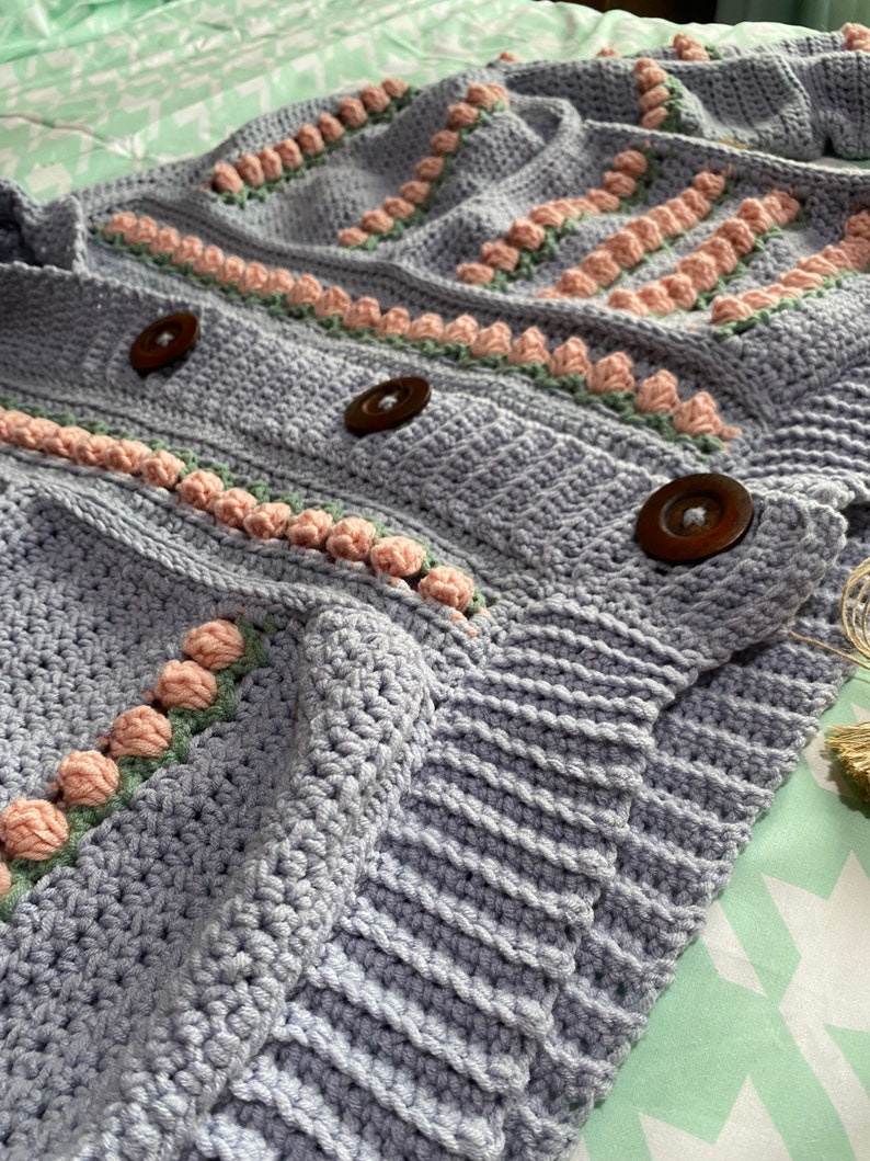 Charlotte Oversized Tulip Cardigan Crochet Pattern - Etsy