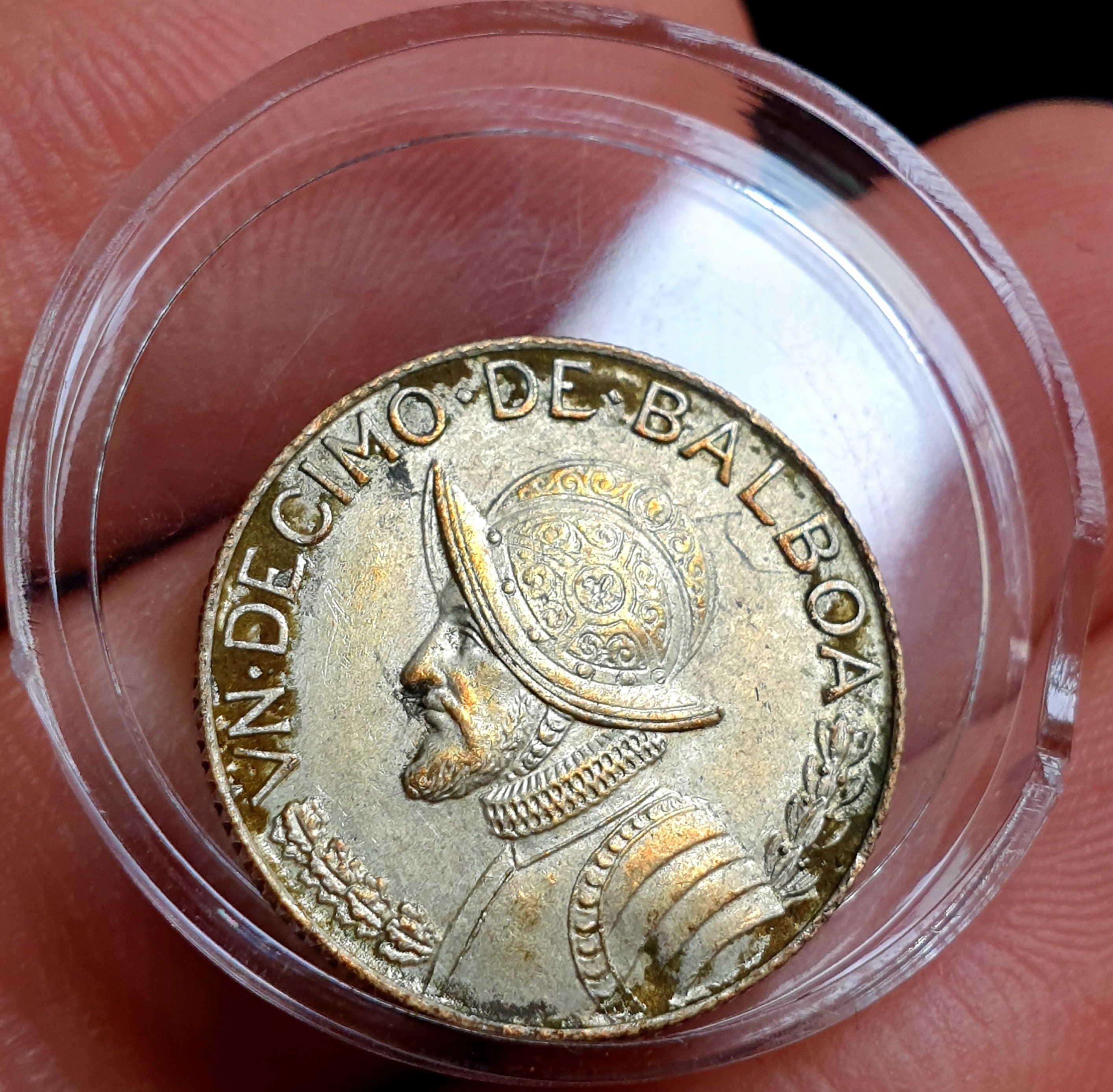 Panama 1/10 Balboa Silver Coin 1962 - Etsy