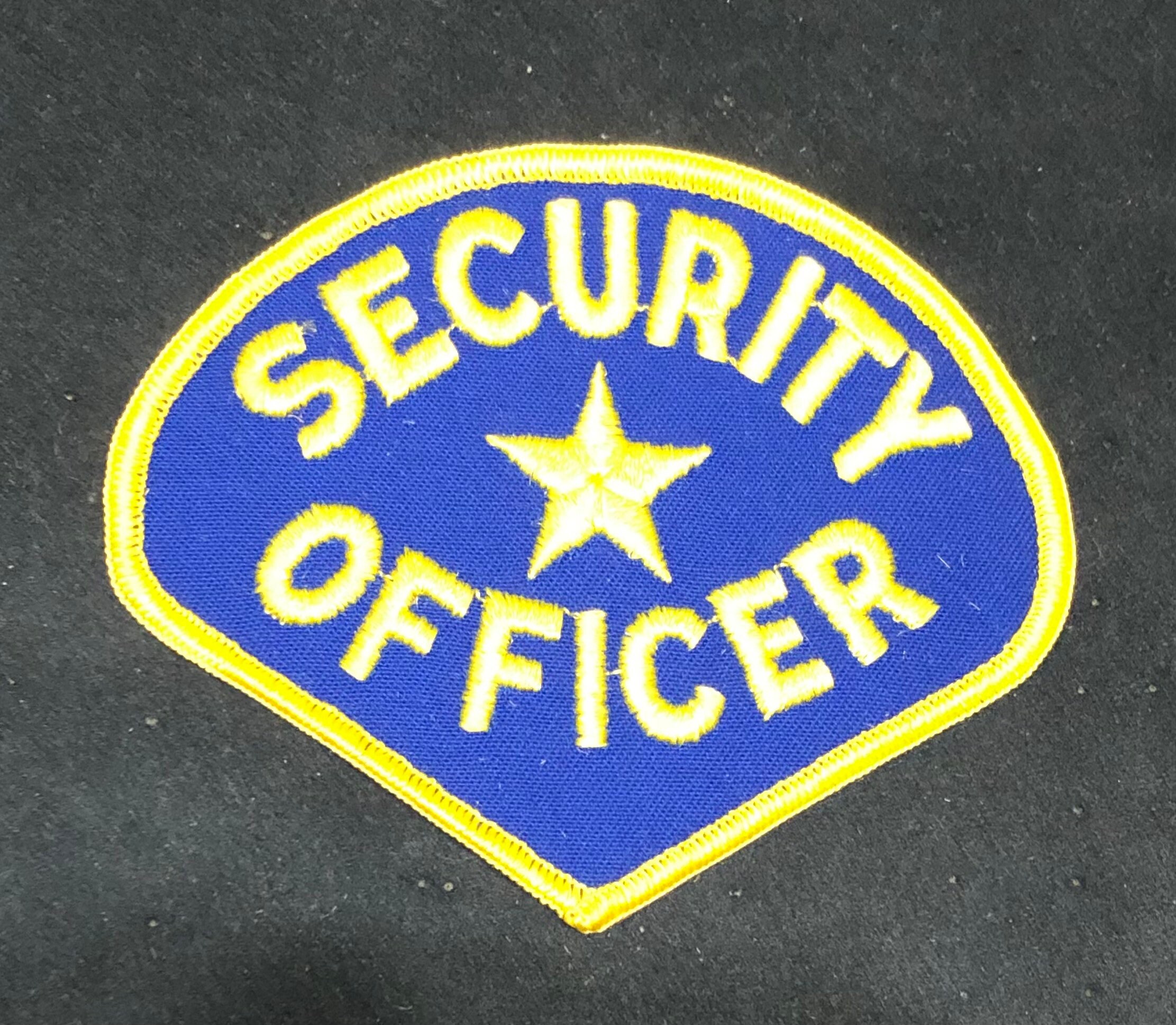 Security Officer Uniform Shoulder Patch Star. Choice - Etsy