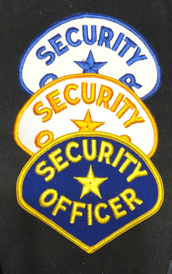 Security Officer Uniform Shoulder Patch Star. Choice - Gem