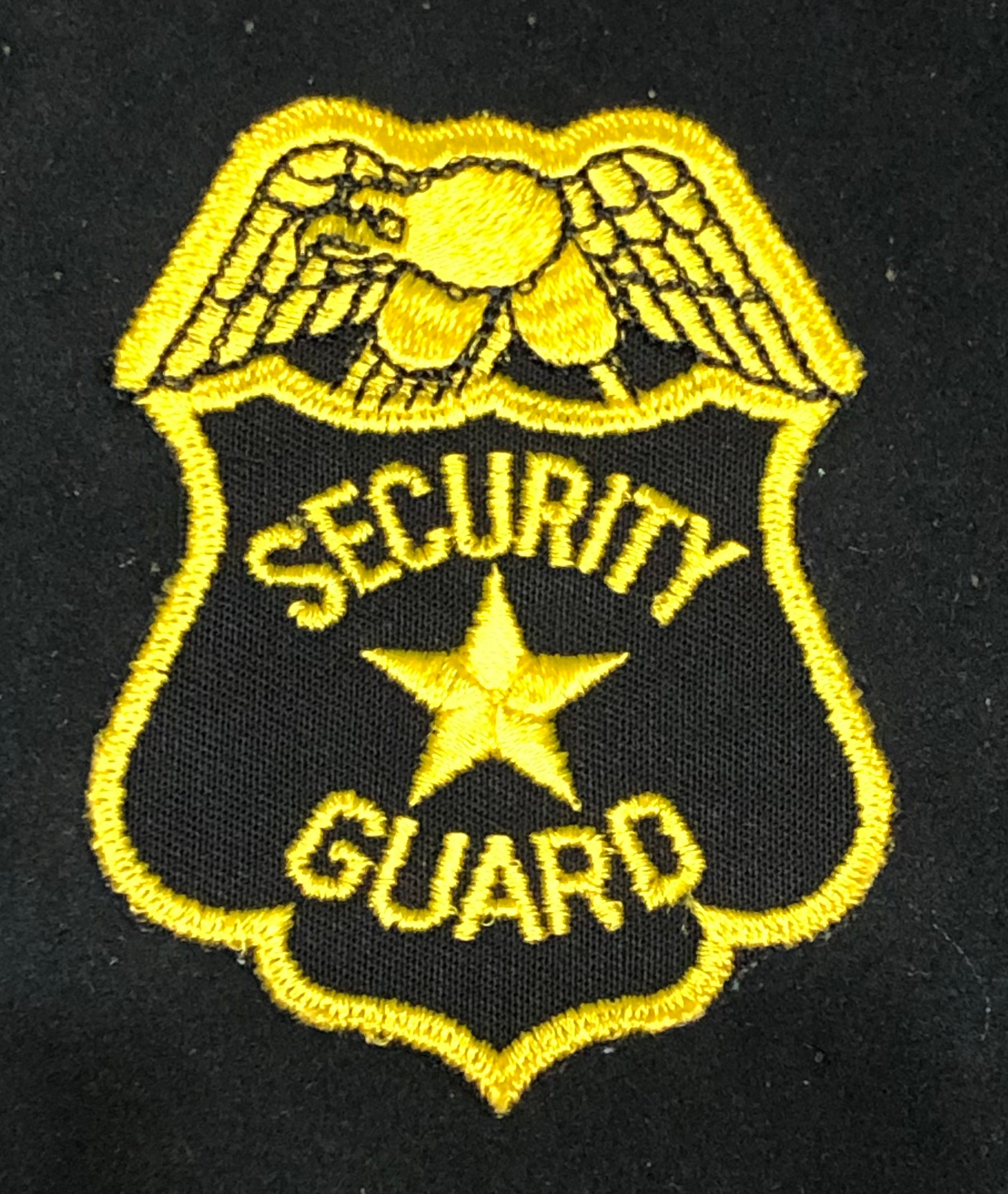 Security Guard Uniform Shoulder Patch Eagle Star. Choice - Etsy