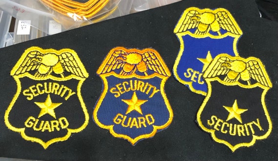 Security Guard Uniform Shoulder Patch Eagle Star. Choice | Etsy