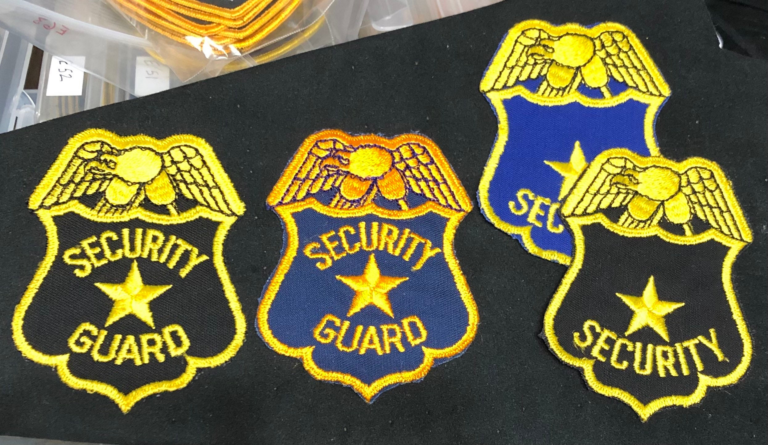 Security Guard Uniform Shoulder Patch Eagle Star. Choice - Etsy