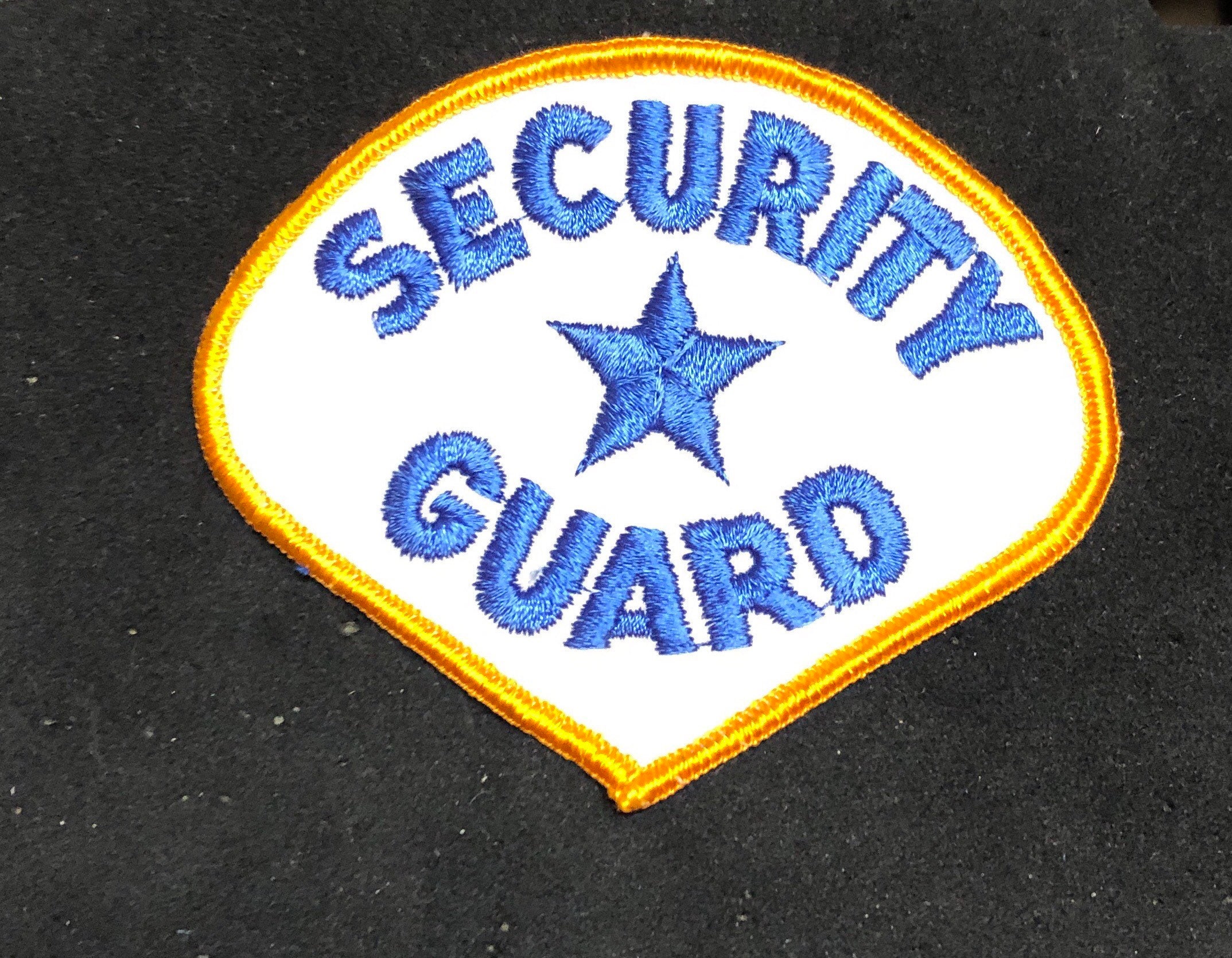 Security Guard Uniform Shoulder Patch Star. Choice - Etsy