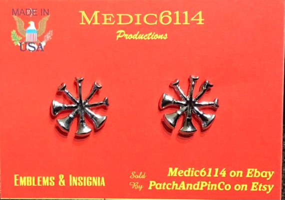 Four Bugles Crossed Fire Dept Asst Chief Insignia Collar Lapel - Etsy