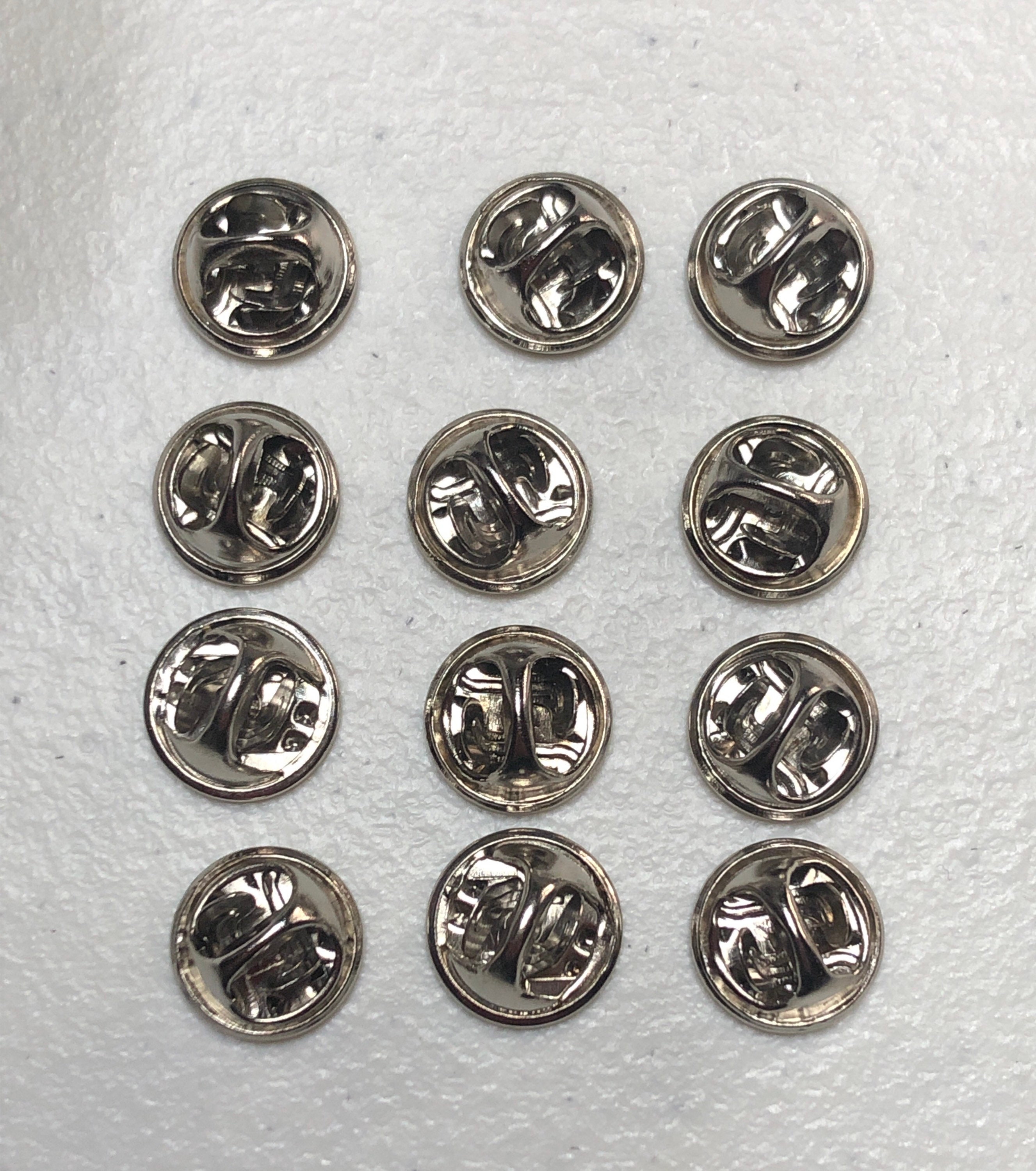 Pin Back Metal Butterfly Clutch Lock Silver - Etsy