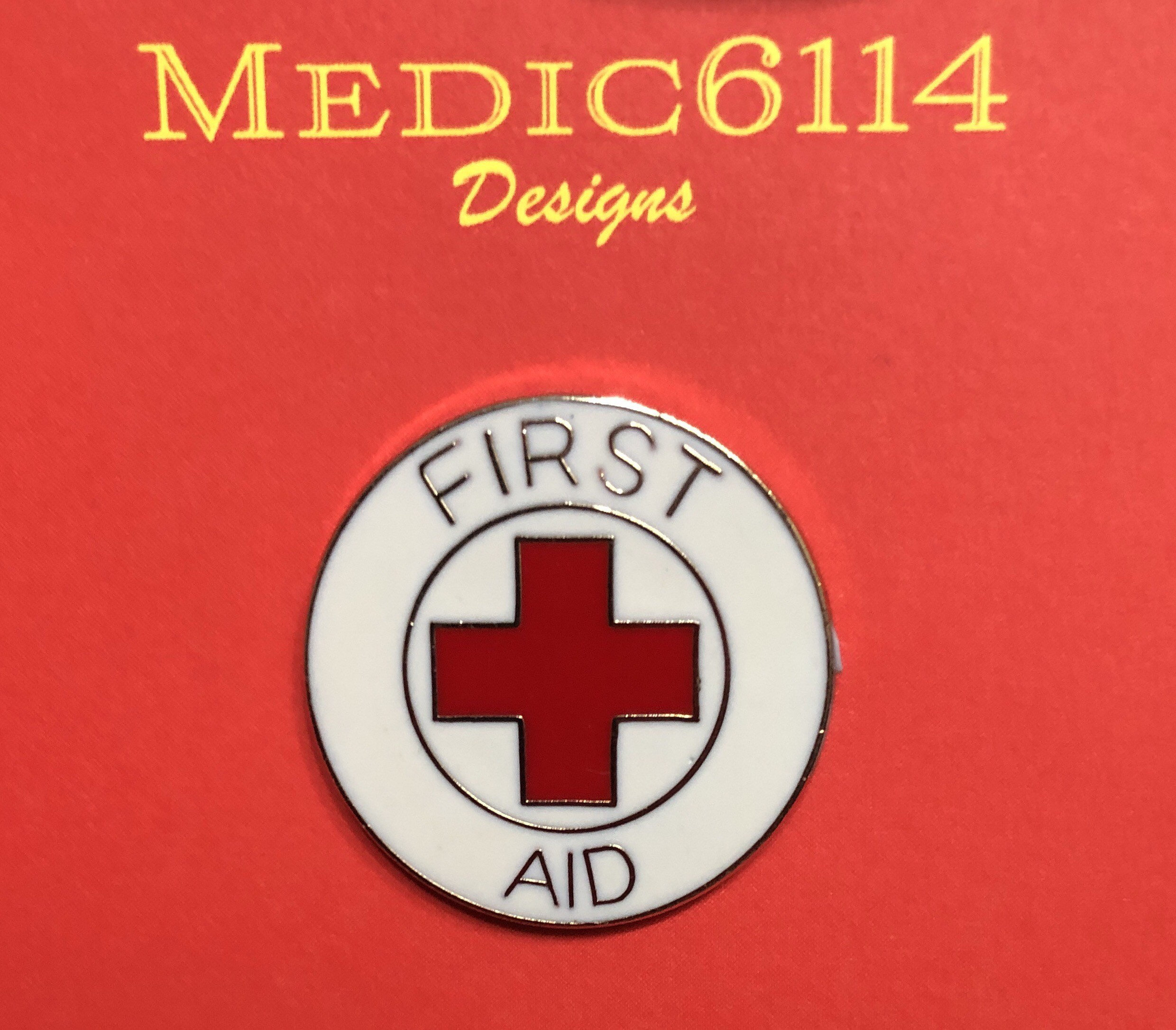 First Aid Red Cross Lapel Pin - Etsy
