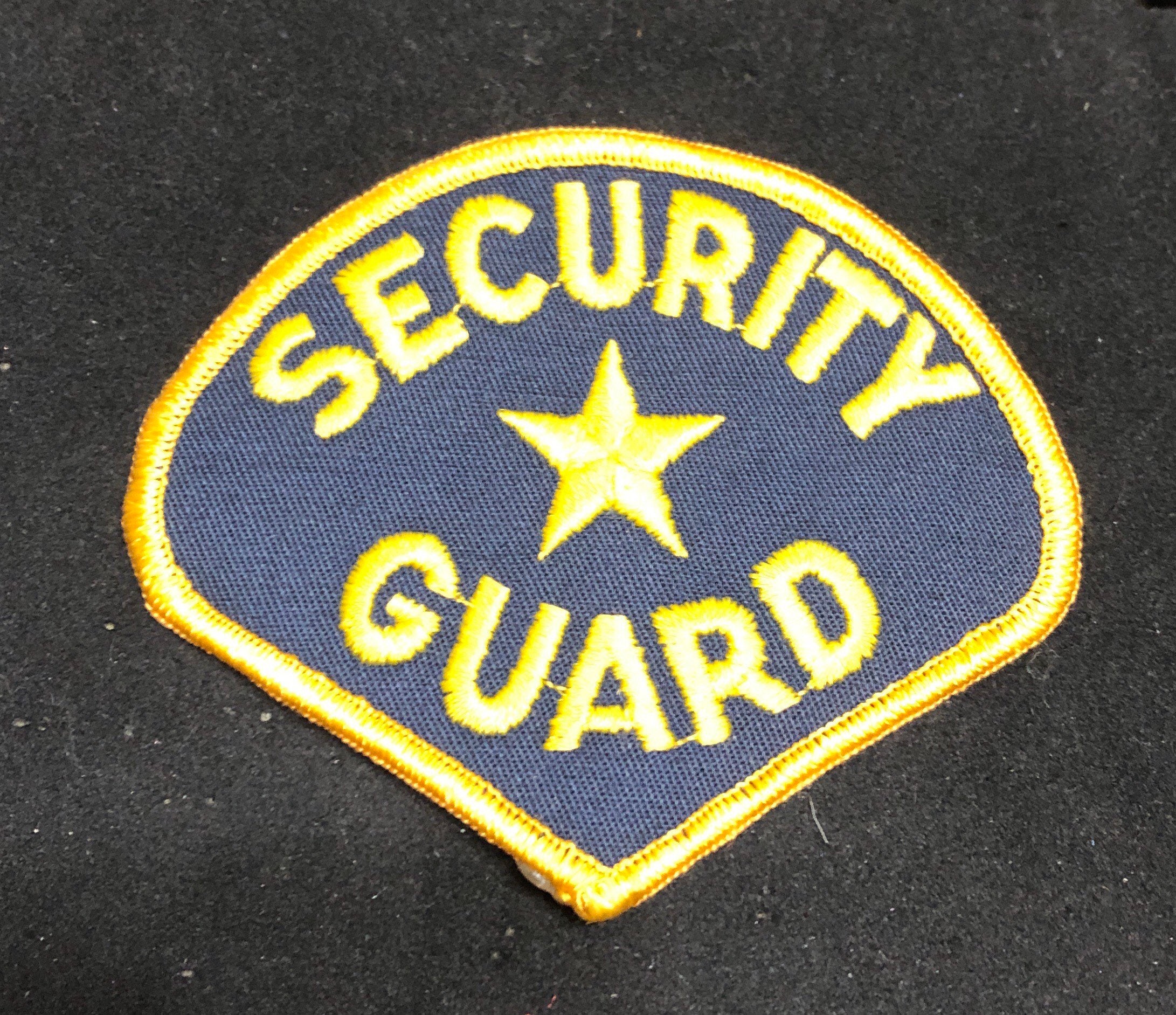 Security Guard Uniform Shoulder Patch Star. Choice - Etsy