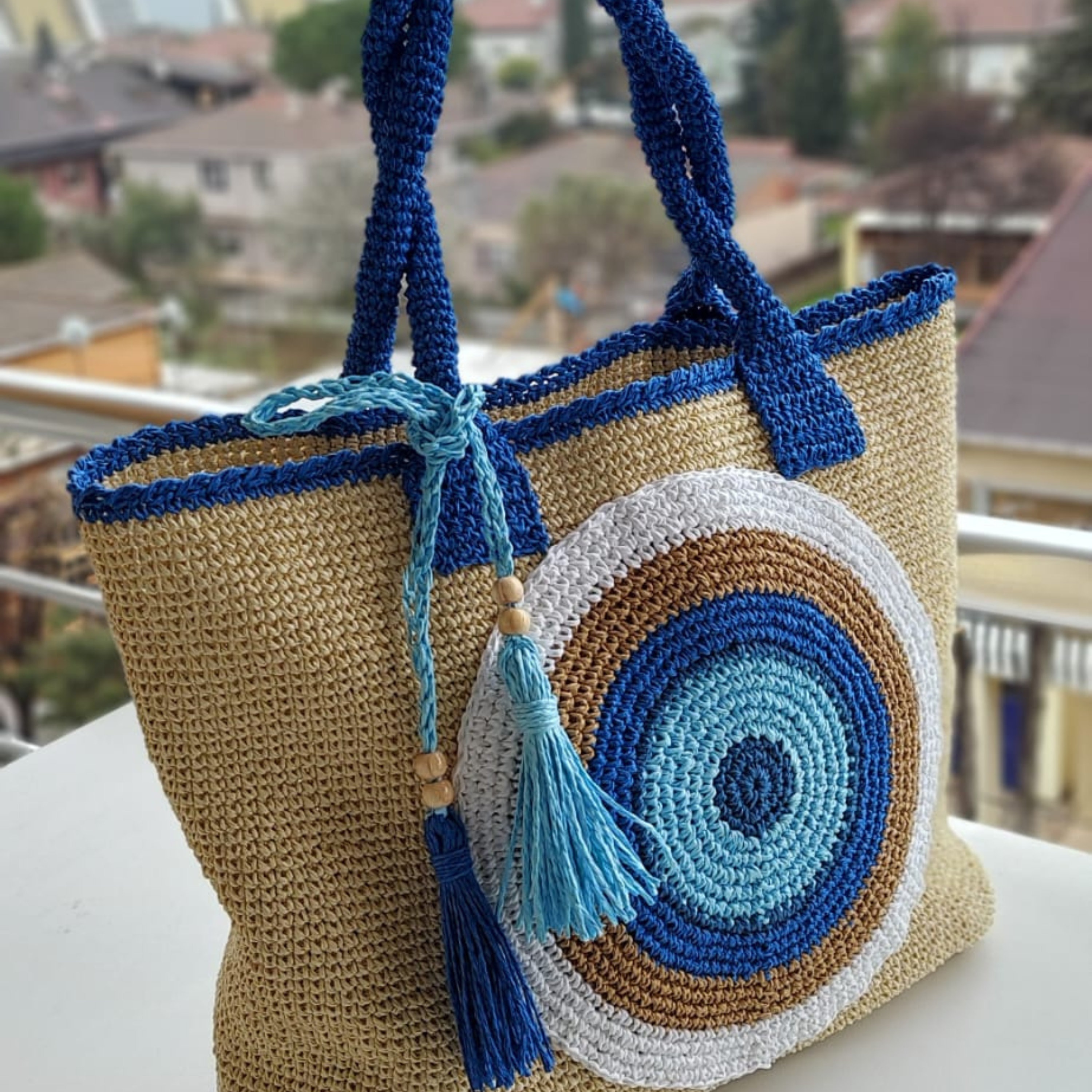 Paper Rope Bag Handmade Paper Rope Bag Knitted Crochet Bag - Etsy
