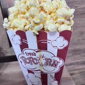 Faux Medium Size Popcorn, Faux Buttered Popcorn, Movie Popcorn, Photo ...