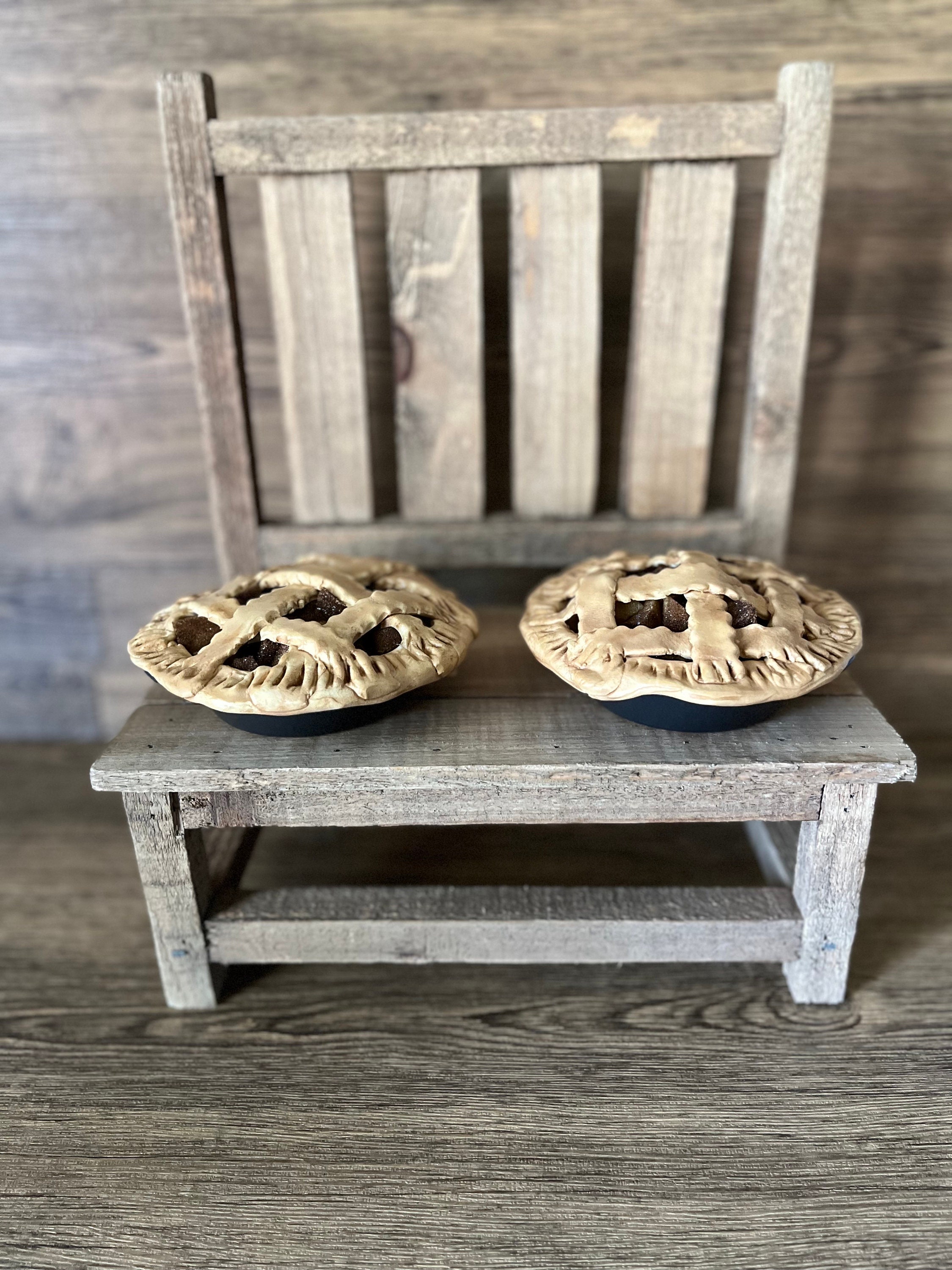 Faux Apple Pie With Lattice Pastry, Fake Apple Pie, Faux Pastry Dough ...