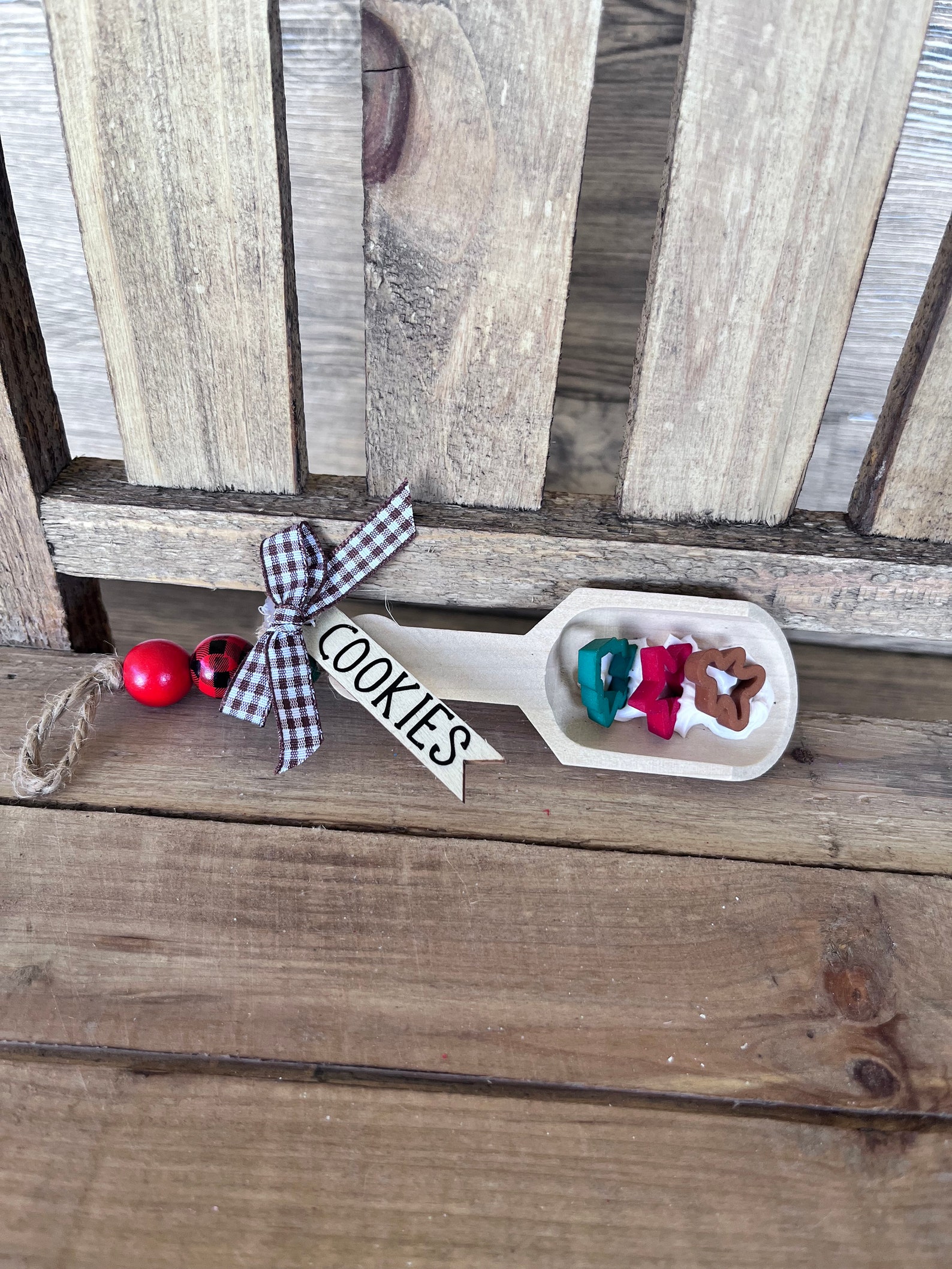 Faux Mini Scoops, Fake Decorative Mini Scoops, Tier Tray Décor ...