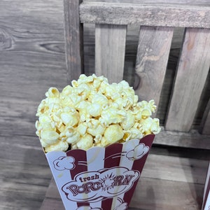 Faux Medium Size Popcorn, Faux Buttered Popcorn, Movie Popcorn, Photo ...
