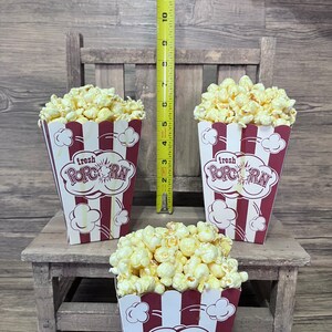 Faux Medium Size Popcorn, Faux Buttered Popcorn, Movie Popcorn, Photo ...