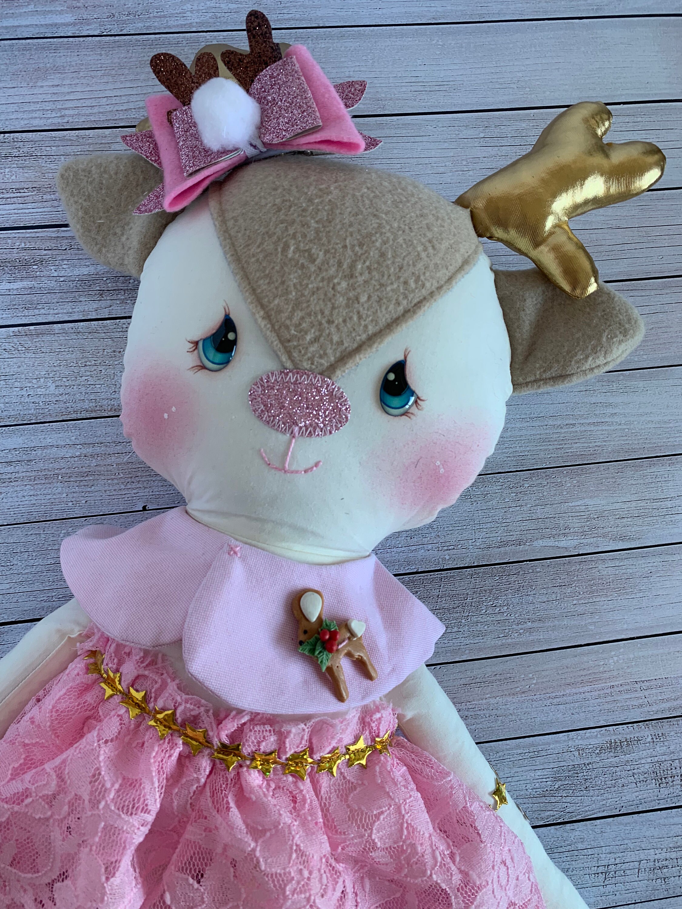 Reindeer Pattern, Reindeer Pdf Pattern, Reindeer Sewing Pattern ...