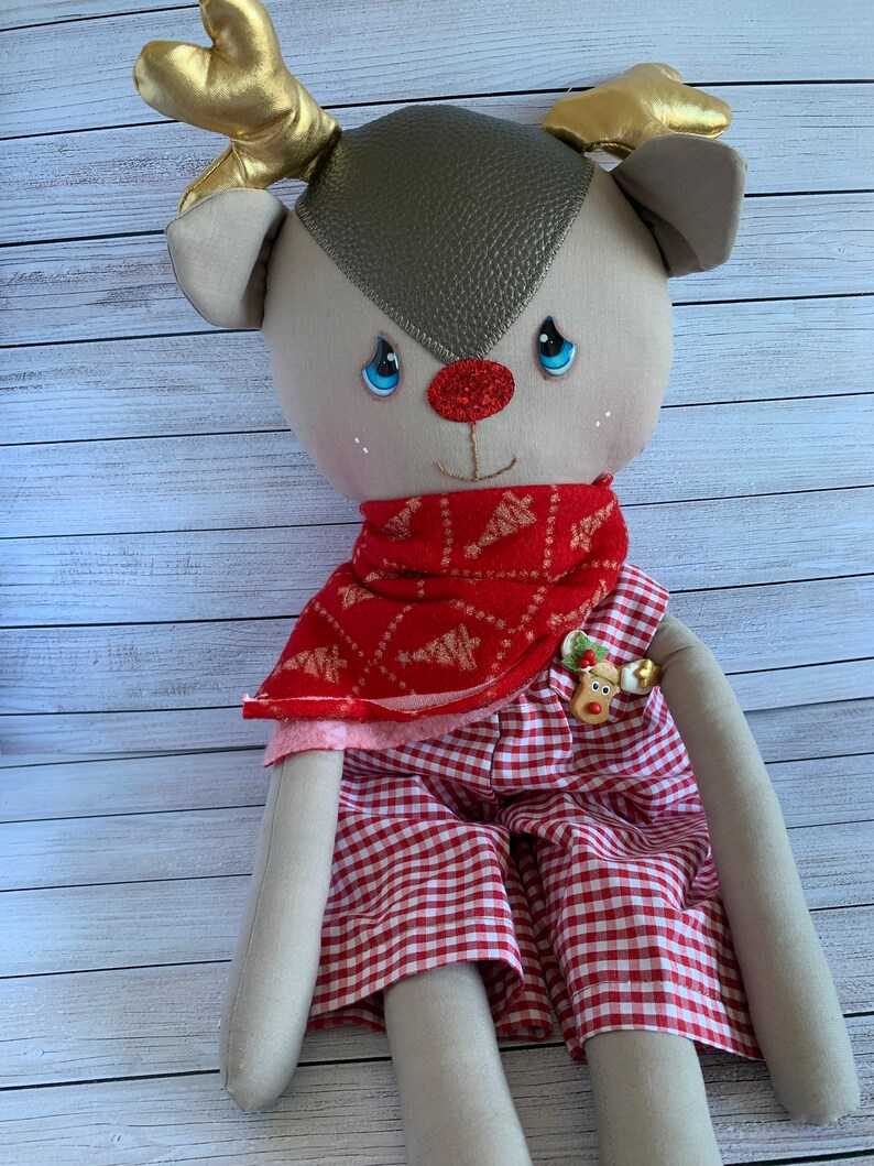 Reindeer Pattern, Reindeer Pdf Pattern, Reindeer Sewing Pattern ...