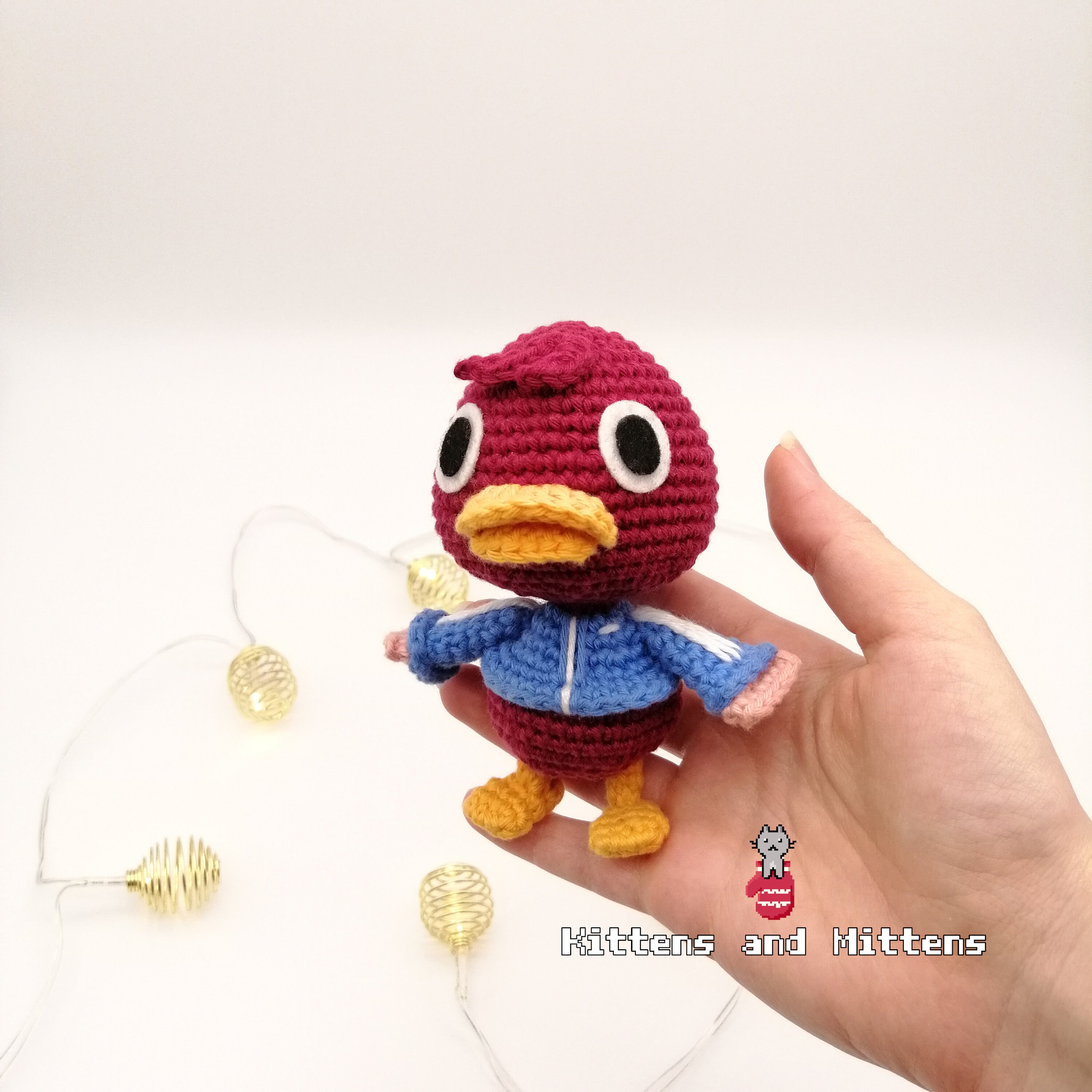 Animal Crossing Duck Villager Amigurumi Crochet Plush Toy - Etsy