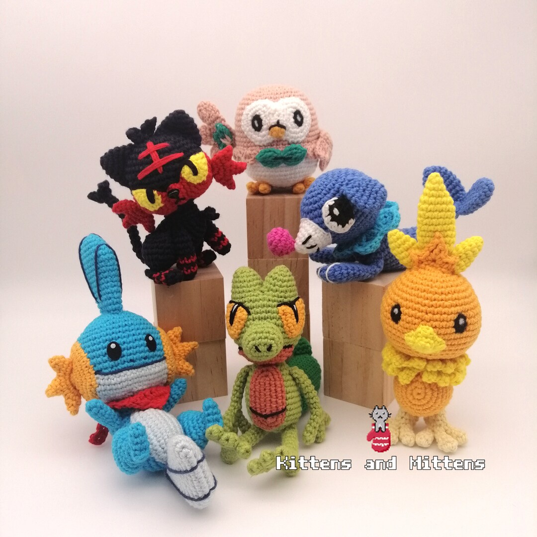 Pokemon Amigurumi Crochet Plush Toy (finished Item - Made to Order ...